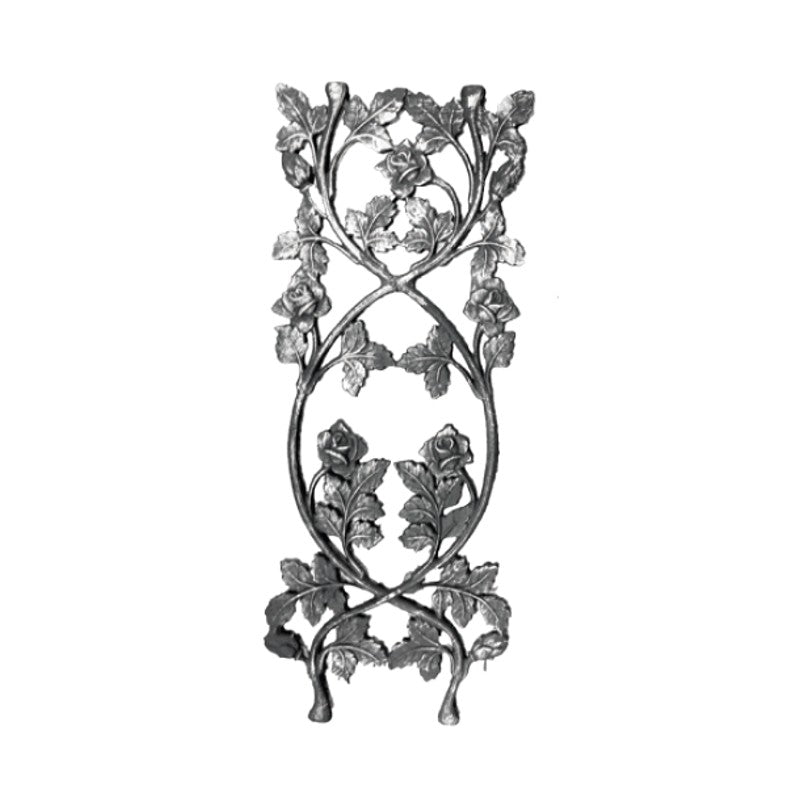 Cast Iron Floral Design 8.71 – Steel and Pipes Inc.