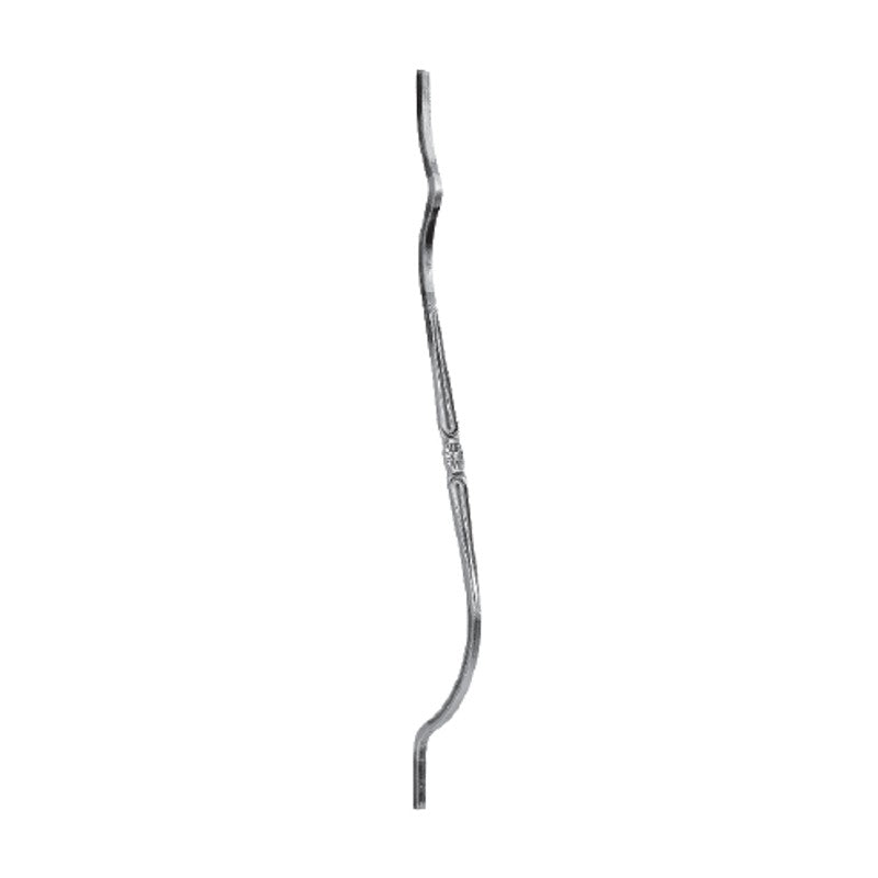 Forged Curved Baluster ART1701/14 – Steel and Pipes Inc.