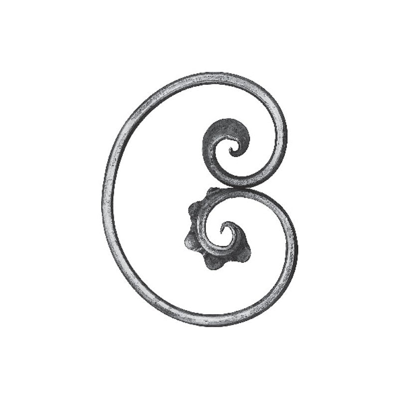 Forged C-Scroll ART687/3 – Steel and Pipes Inc.