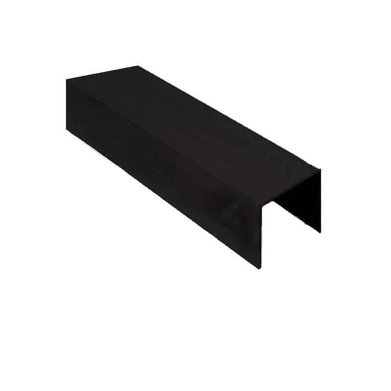 Inox Black Channel Rail – Steel and Pipes Inc.