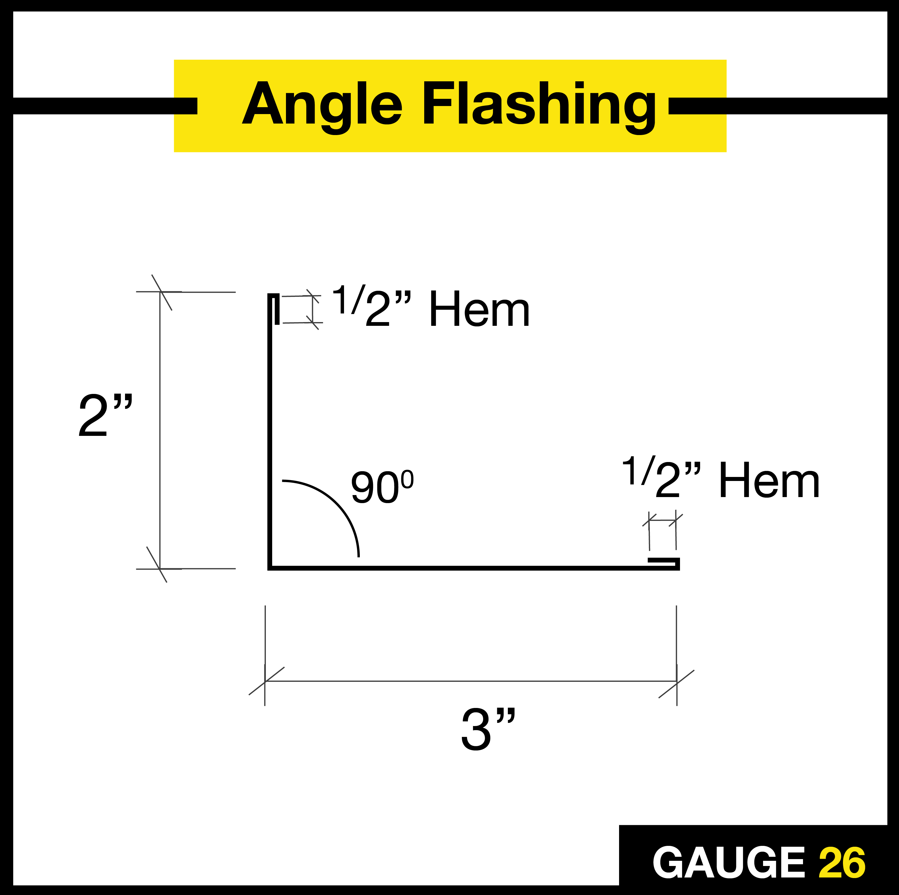 Angle Flashing Mill Finish – Steel and Pipes Inc.