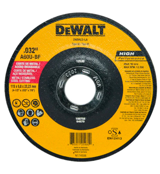 Dewalt Chop Saw Stud Cutting Disc – Steel and Pipes Inc.