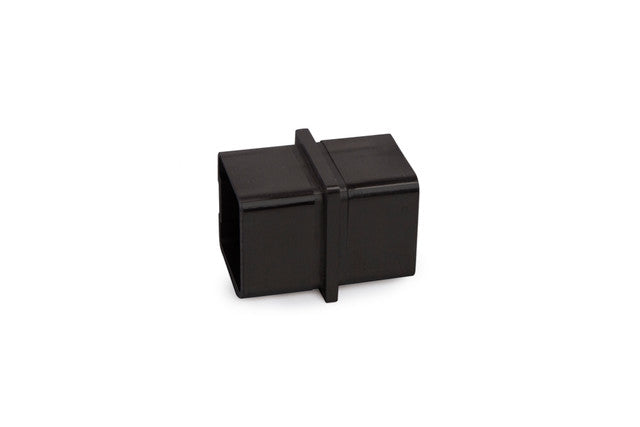 Inox Black Square Connector – Steel and Pipes Inc.