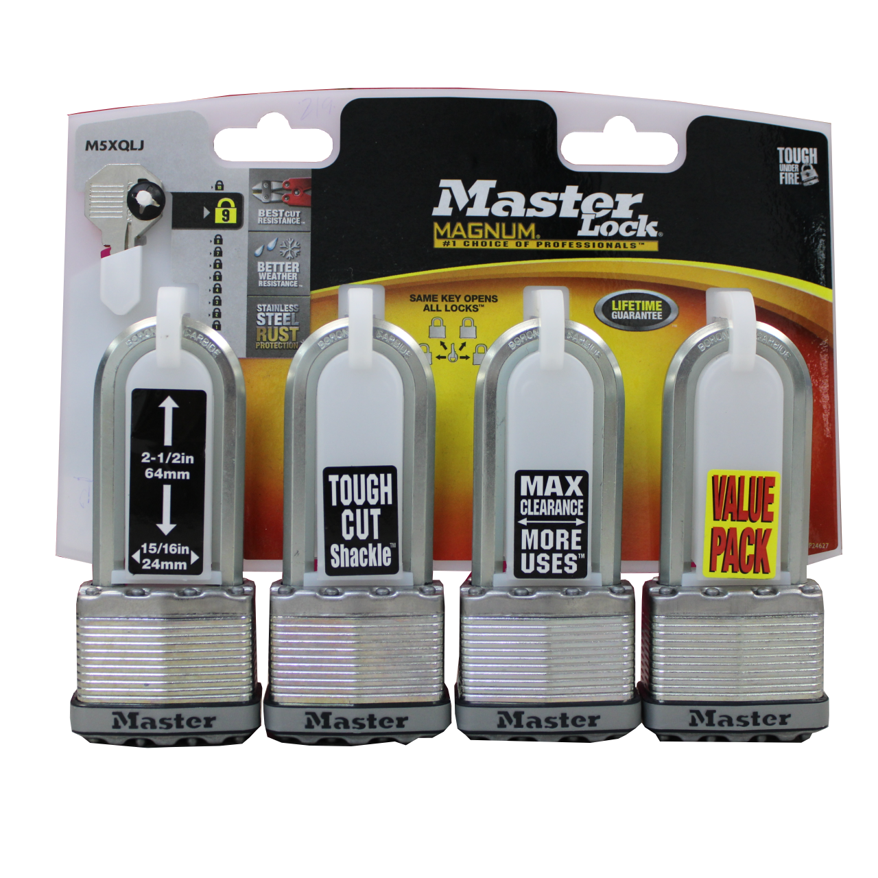Master Lock Magnum 4 Pack – Steel and Pipes Inc.