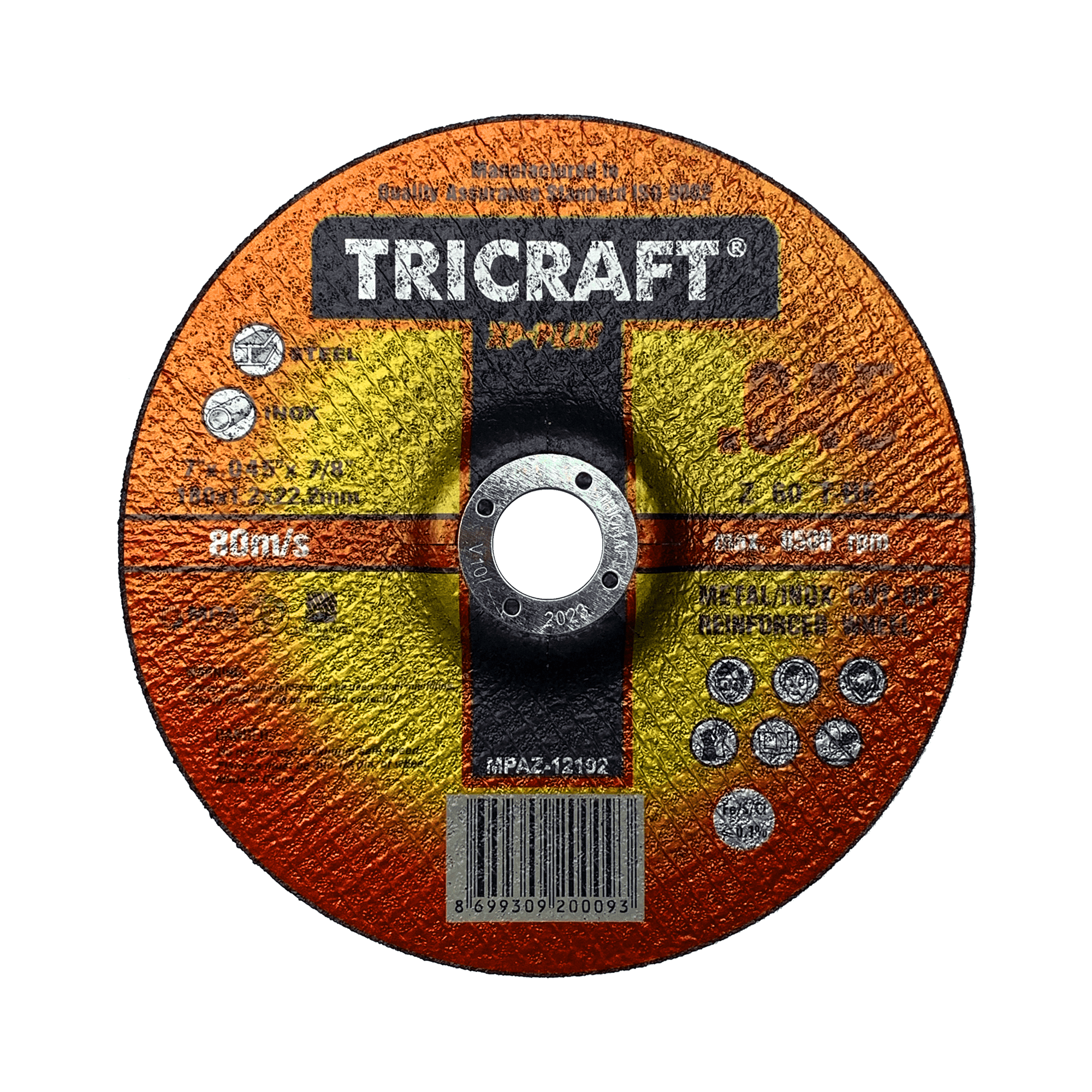 Tricraft Metal/Stainless Cutting Disc – Steel and Pipes Inc.