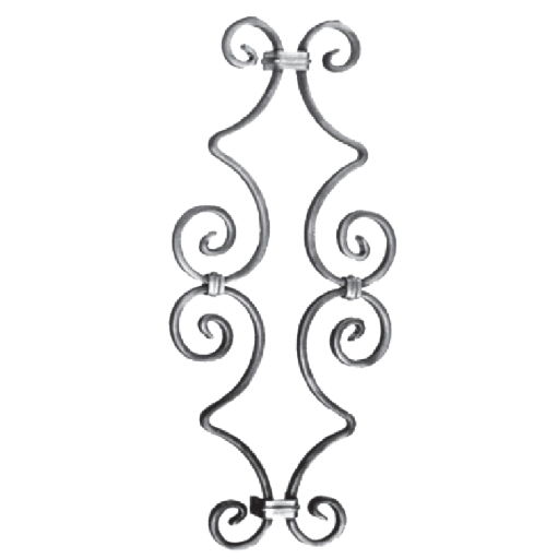 Forged Scroll Panel ART35/1 – Steel and Pipes Inc.