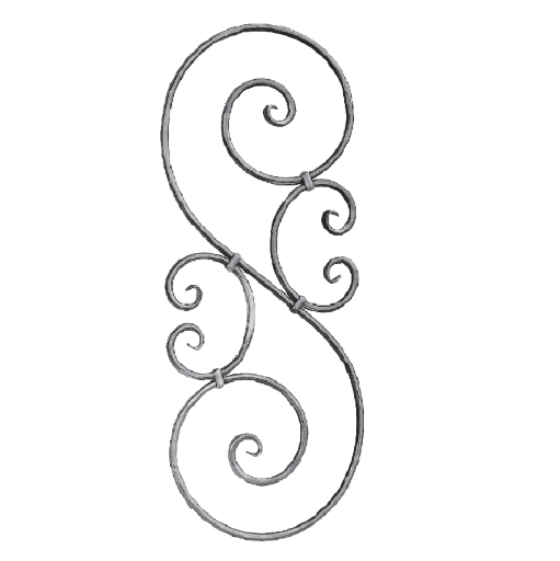 Forged Scroll Panel ART541/2 – Steel and Pipes Inc.
