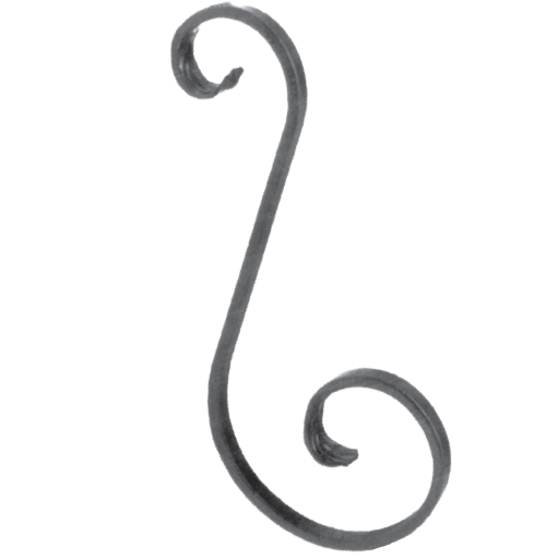 Forged S-Scroll ART80/A/1 – Steel and Pipes Inc.