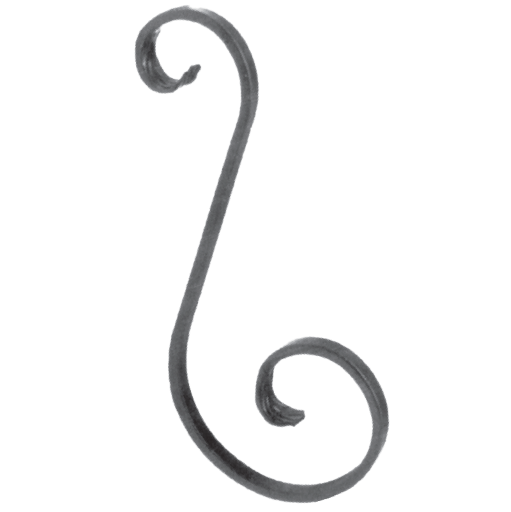 Forged S-Scroll ART80/A/11 – Steel and Pipes Inc.