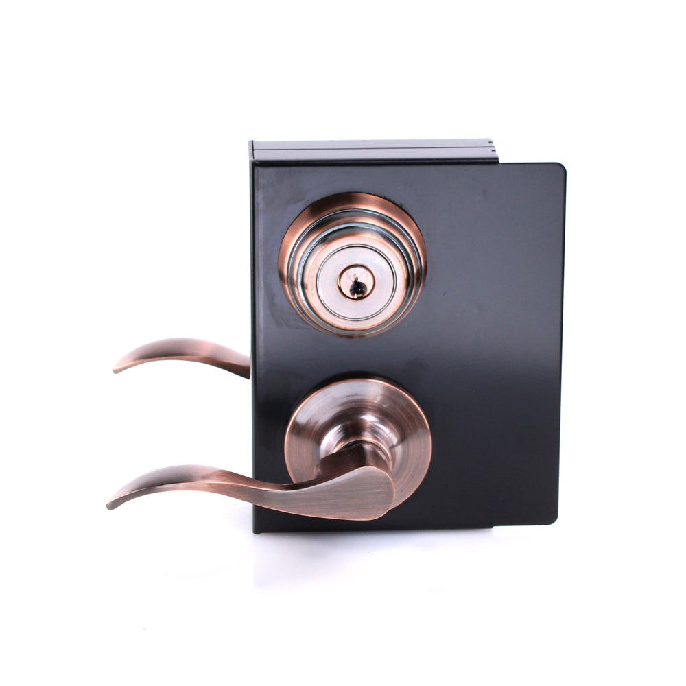 Double Deadbolt and Lever – Steel and Pipes Inc.
